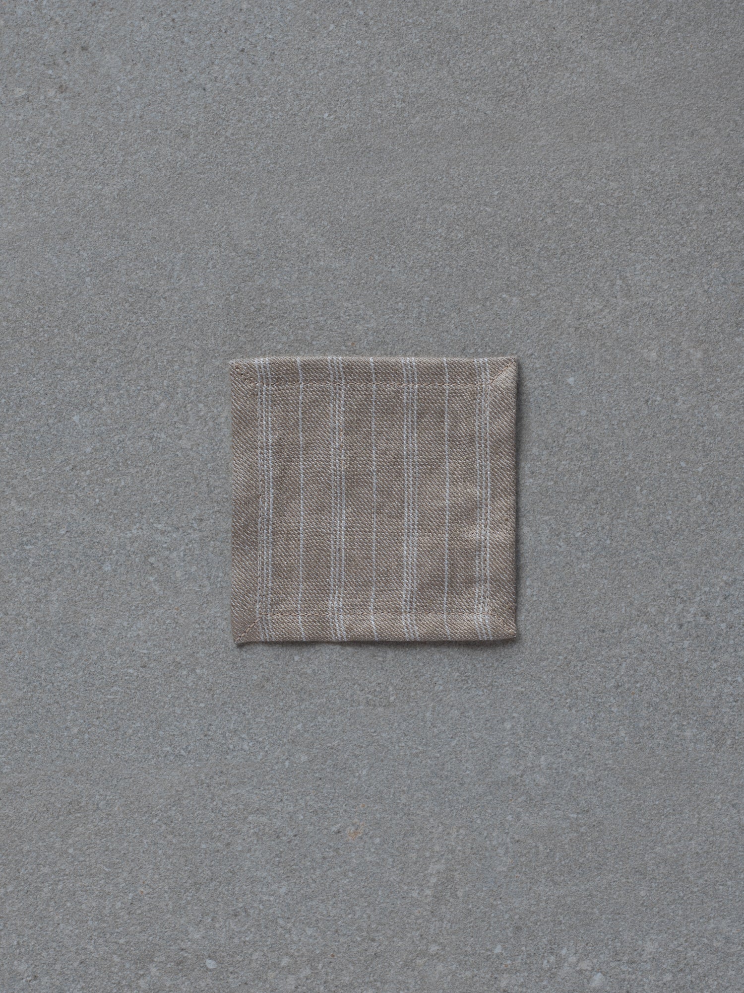 Marumitsu Poterie Coaster - Beige Stripe – Mujo Store