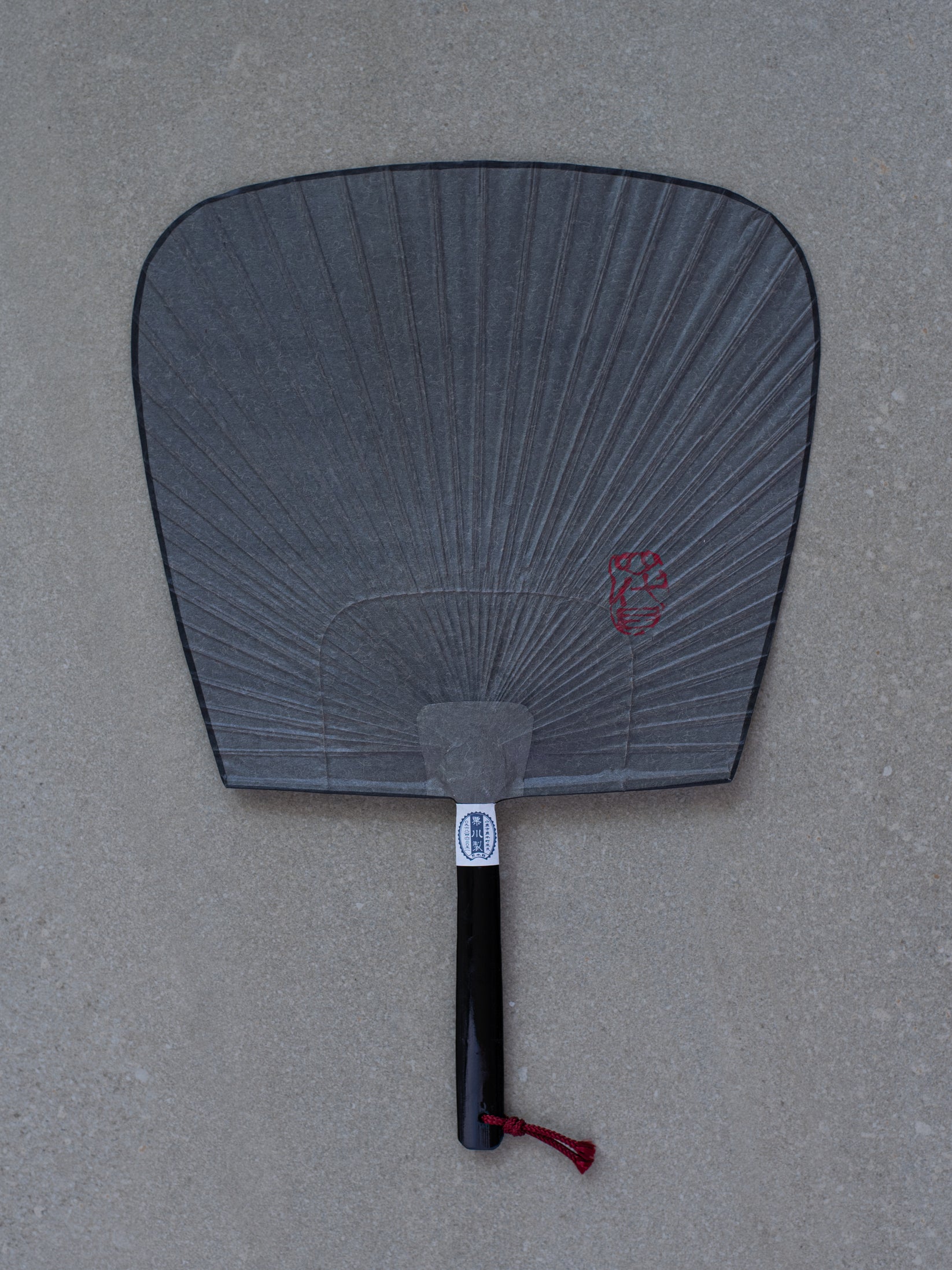 Kurikawa Shoten Shibu Uchiwa Fan - Sensen Black – Mujo Store