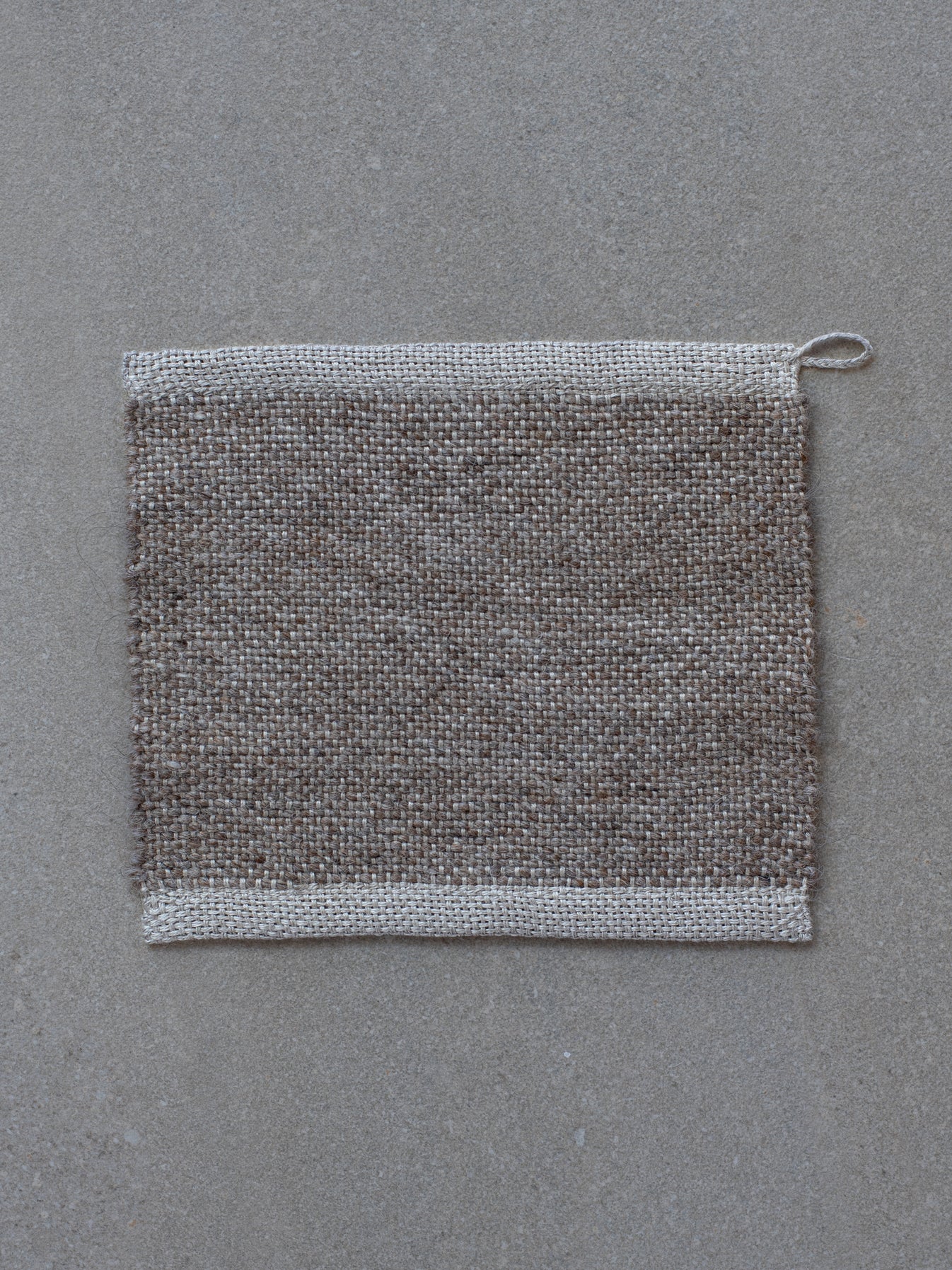 Elizabeth Leslie Handwoven Wool Mat - Natural – Mujo Store