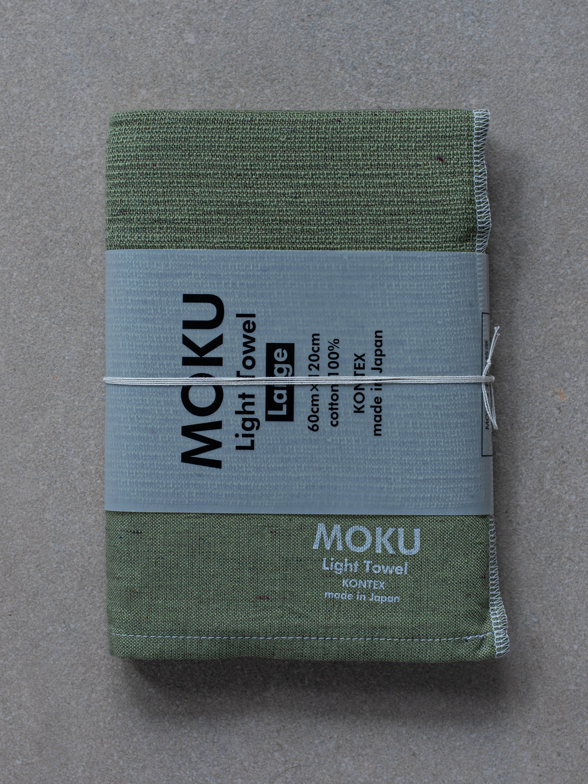 Kontex Moku Light Towel Large - Green – Mujo Store