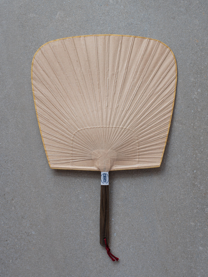 Kurikawa Shoten Shibu Uchiwa Fan - Sensen (Persimmon Dyed) – Mujo Store