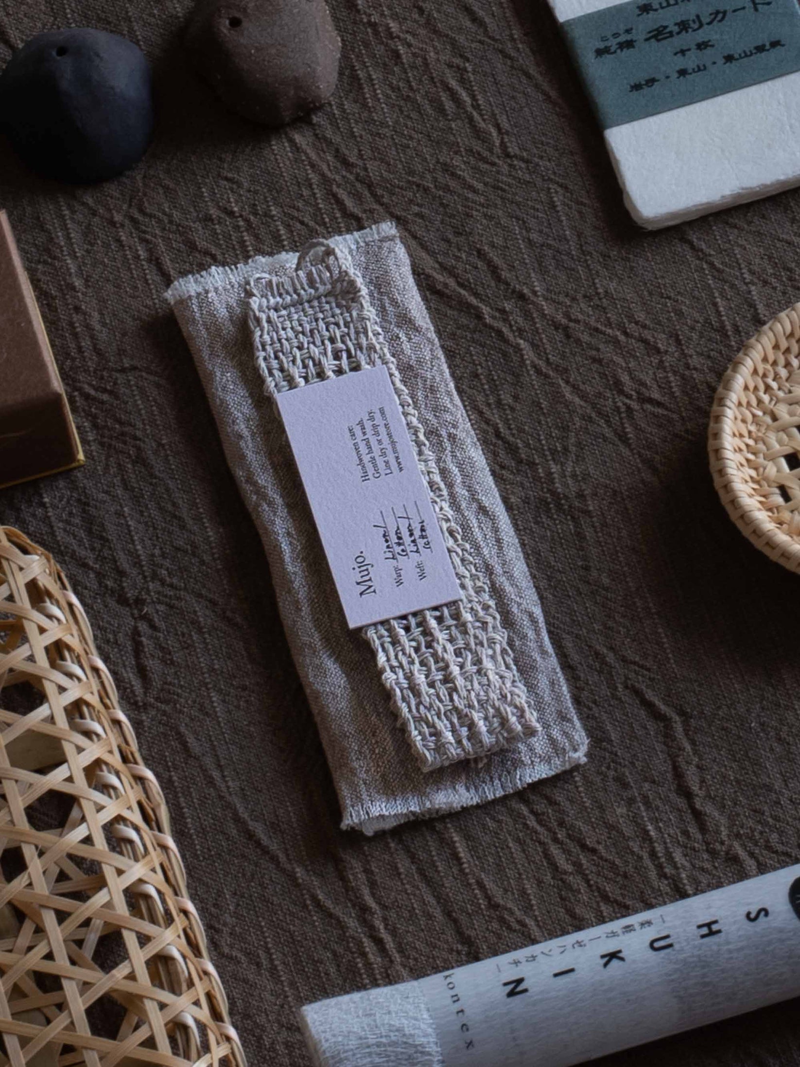 Elizabeth Leslie Split Paper Collar - Linen – Mujo Store